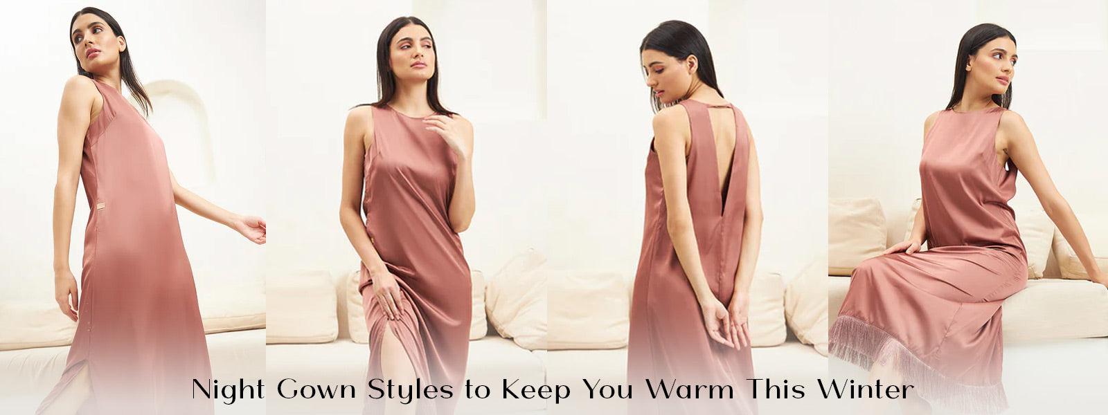 Night Gown Styles to Keep You Warm This Winter - Sweet Dreams