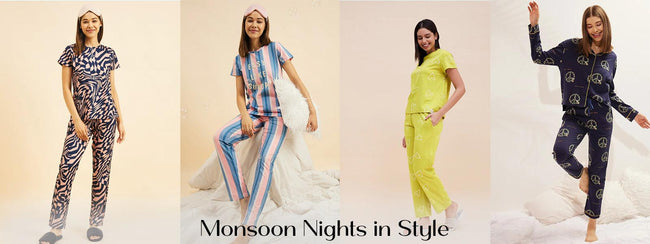 Monsoon Nights in Style: Choose Stylish Nightwear for Rainy Night ...