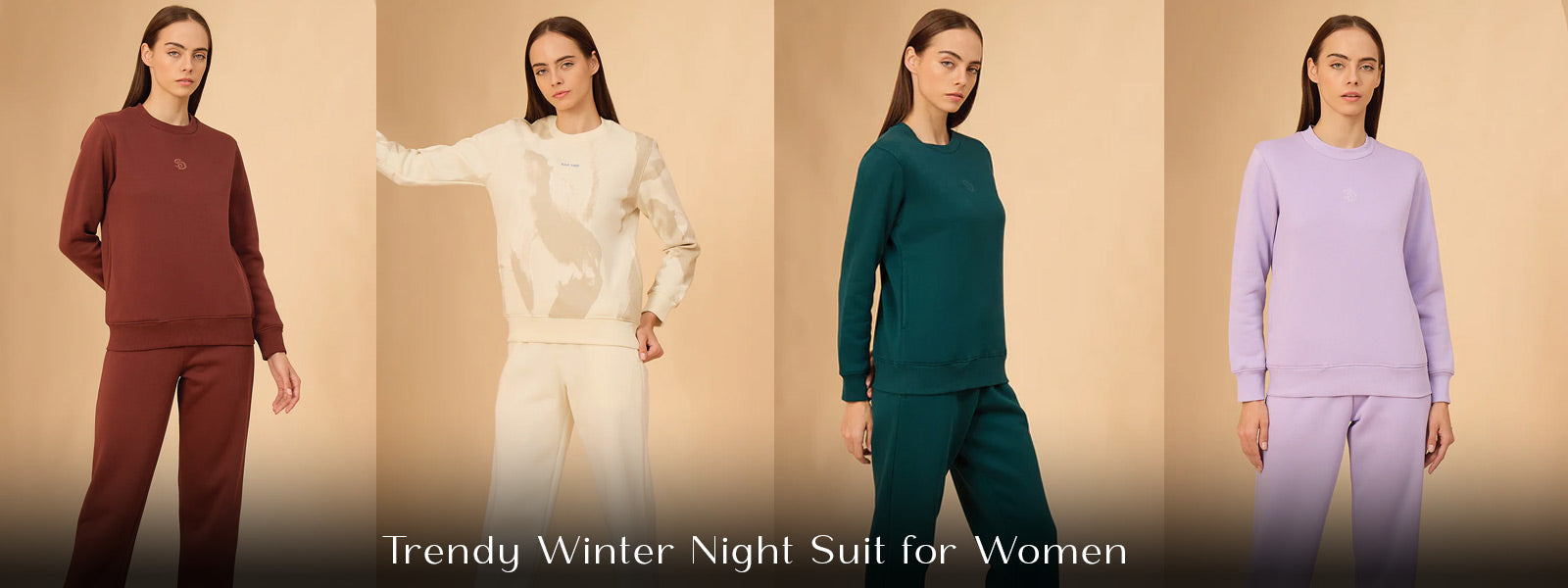 Trendy Winter Night Suit for Women: Comfort Meets Fashion - Sweet Dreams