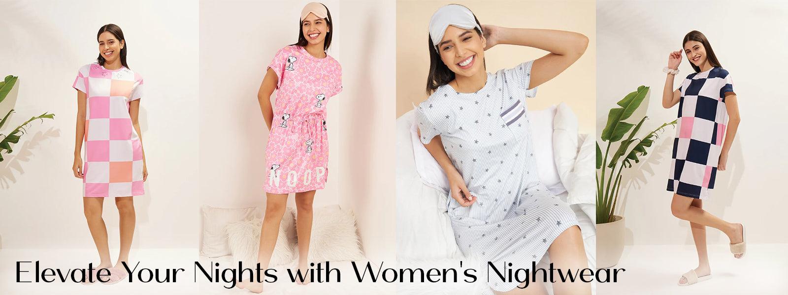 Relax in Style: Elevate Your Nights with Luxurious Women's Nightwear ...